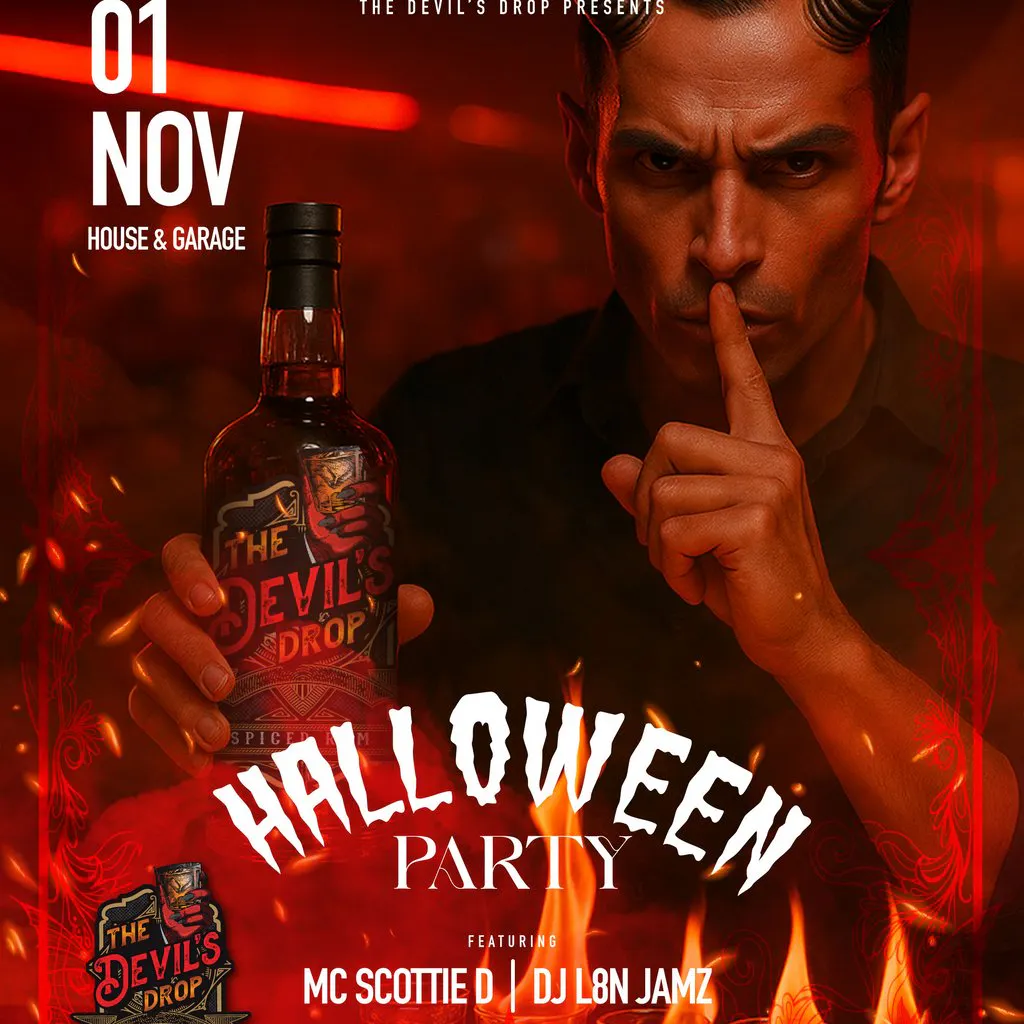 The Devil's Drop Halloween Party | 44 Moulsham Street Chelmsford Sat 01 ...