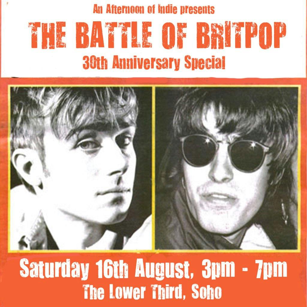 Battle of Britpop 30th Anniversary Over 30s Daytime Party: 3-7pm | The ...