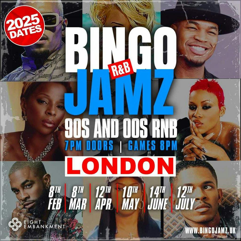 Bingo Jamz London | 2025 | Fire Vauxhall Vauxhall Sat 13 September 2025