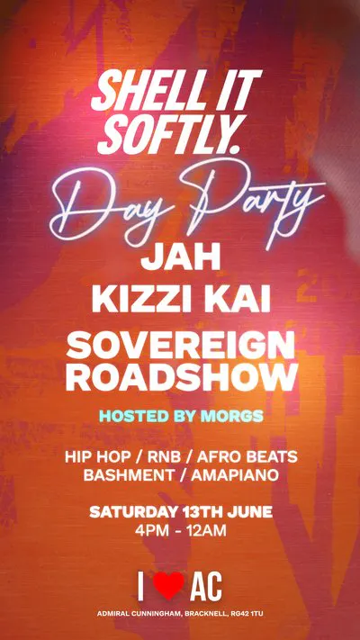 Tickets: Shell It Softly Day Party | The Admiral Cunningham Bracknell ...