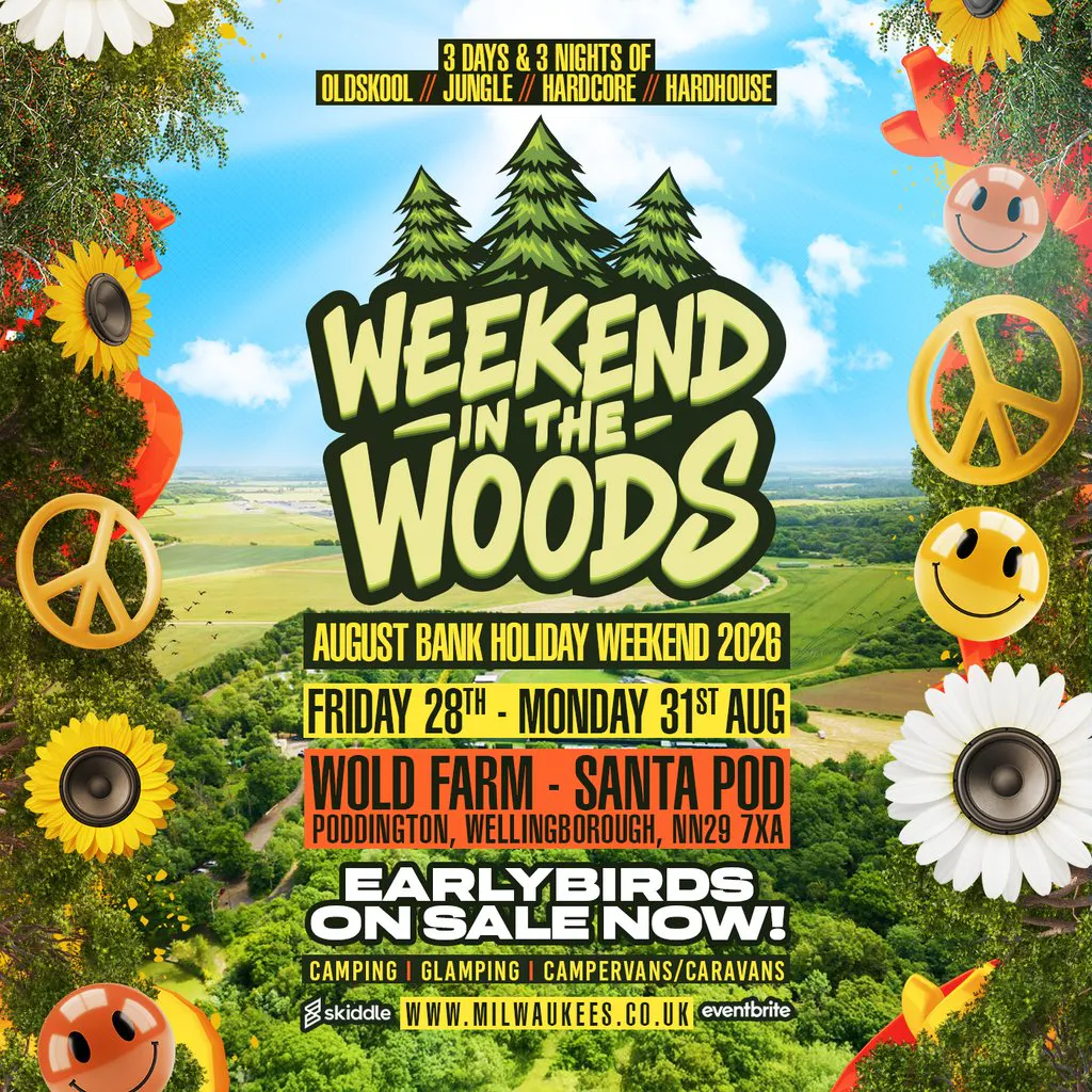 Tickets: Weekend in the Woods | Wold Farm Festival Field Podington Fri ...