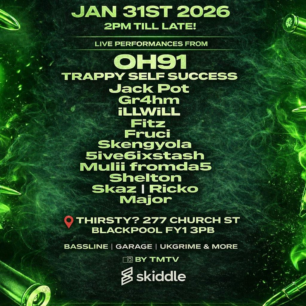 Tickets: PULSE - Blackpool Grime TAKEOVER 2026! | Thirsty Alehouse ...