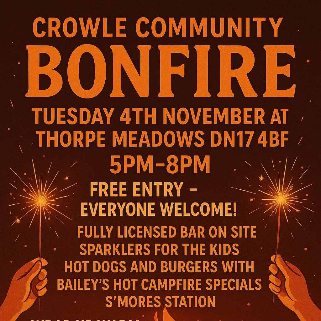 Crowle Community Bonfire Night | Thorpe Meadows Scunthorpe Tue 04 ...