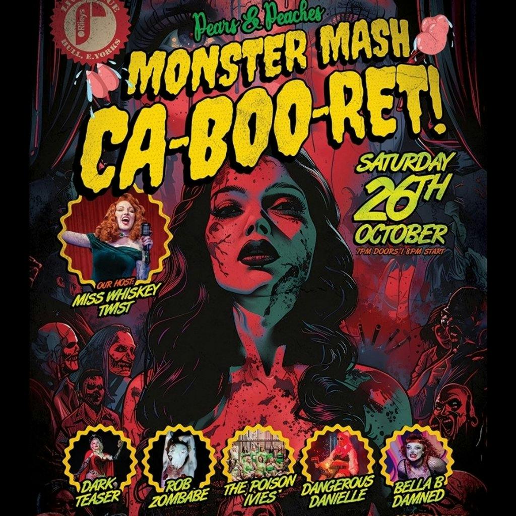 Tickets: Monster Mash Ca-BOO-ret! | ORILEYS LIVE MUSIC VENUE Hull Sat ...