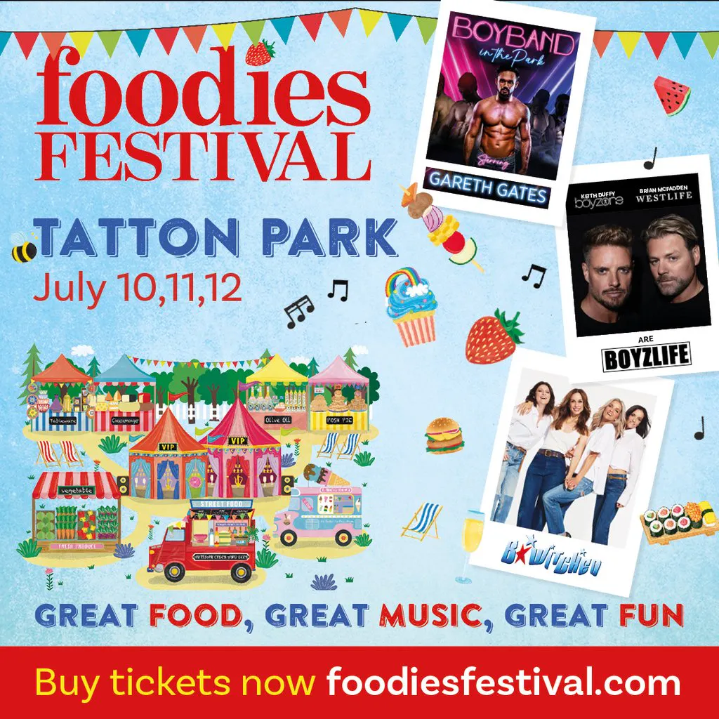 Tickets: Foodies Festival 2026 - Tatton Park | Tatton Park Cheshire Fri ...