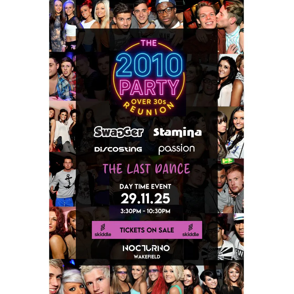 Swagger - The Last Dance | Club Nocturno Wakefield Sat 29 November 2025