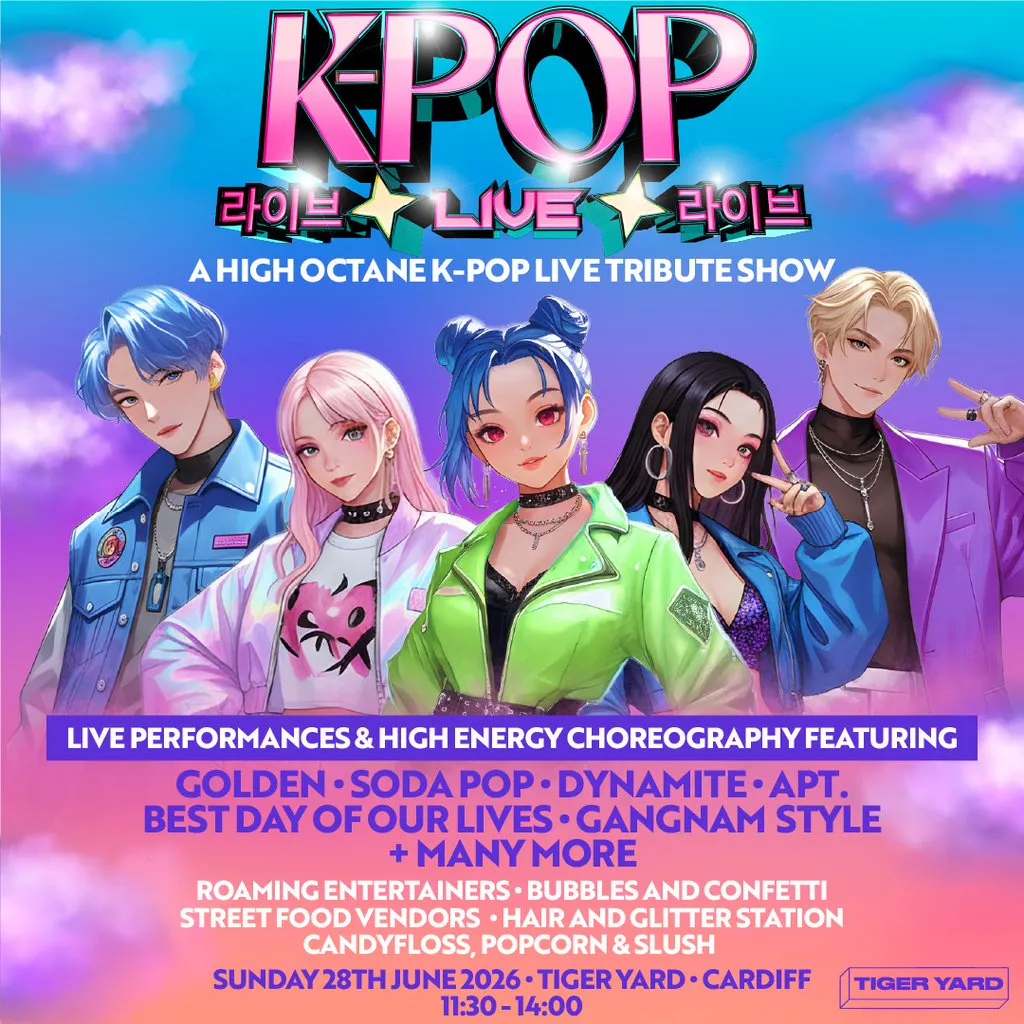 Tickets: K-Pop Live | Tiger Yard, Cardiff | Tiger Yard Cardiff Sun 28 ...