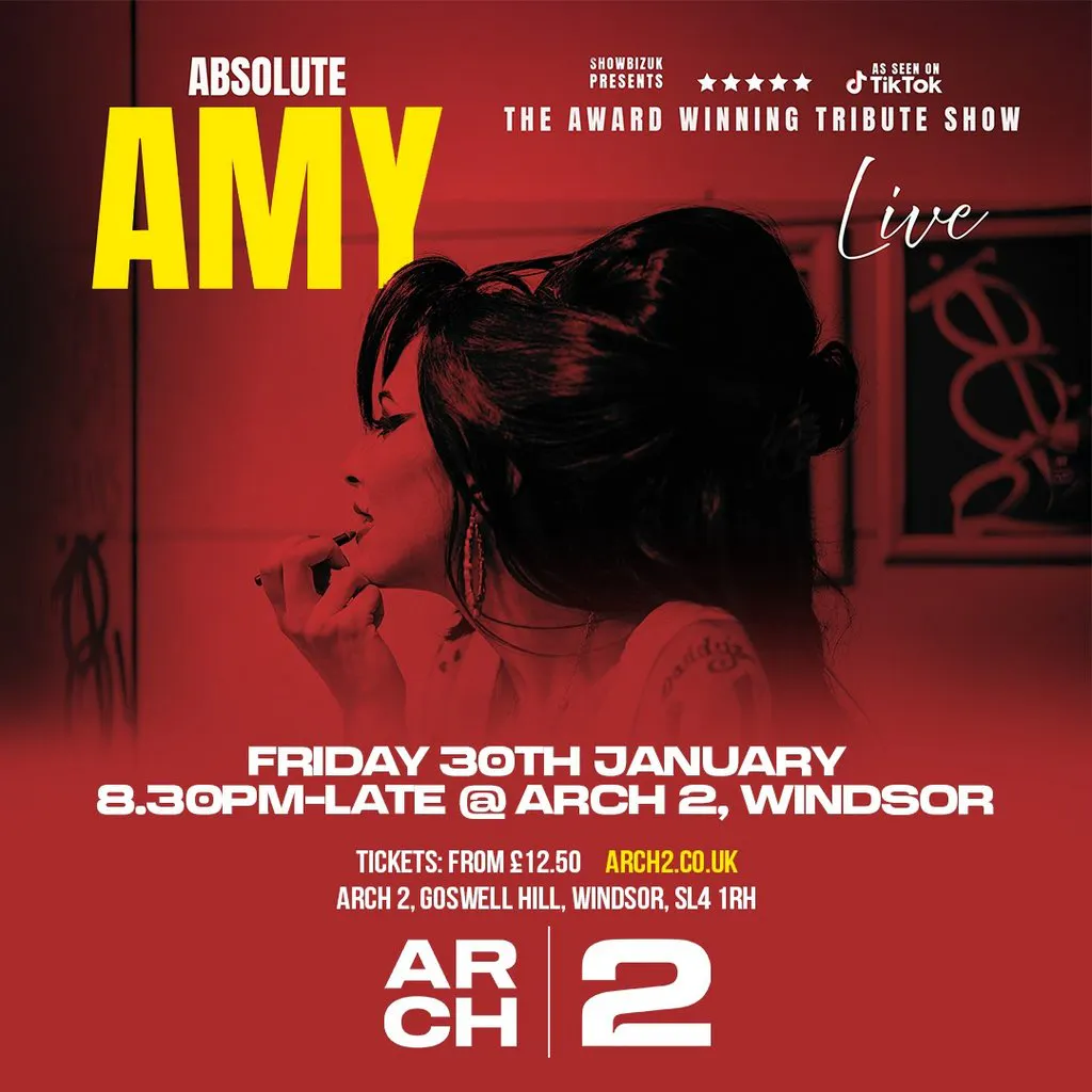 Absolute Amy: The Amy Winehouse Live Show | Arch 2 Windsor Fri 30 ...