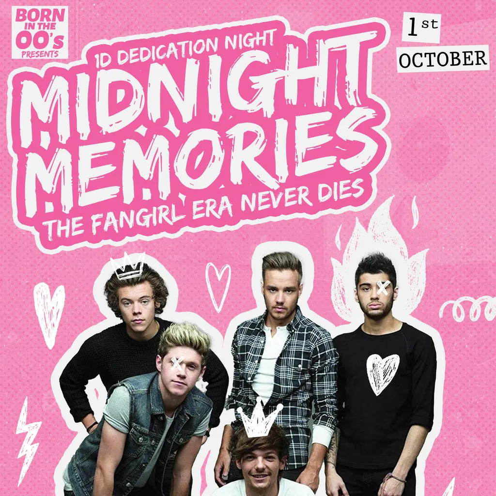 Born In The 00s Presents... MIDNIGHT MEMORIES! 1D SPECIAL @ Revs | The ...