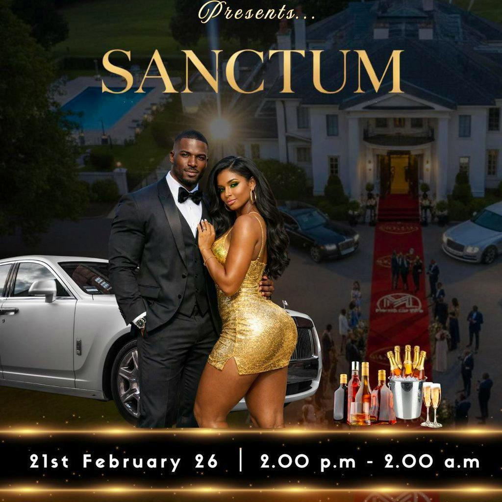 Tickets: Sanctum- | Woolston Manor Golf And Country Club Chigwell Sat ...