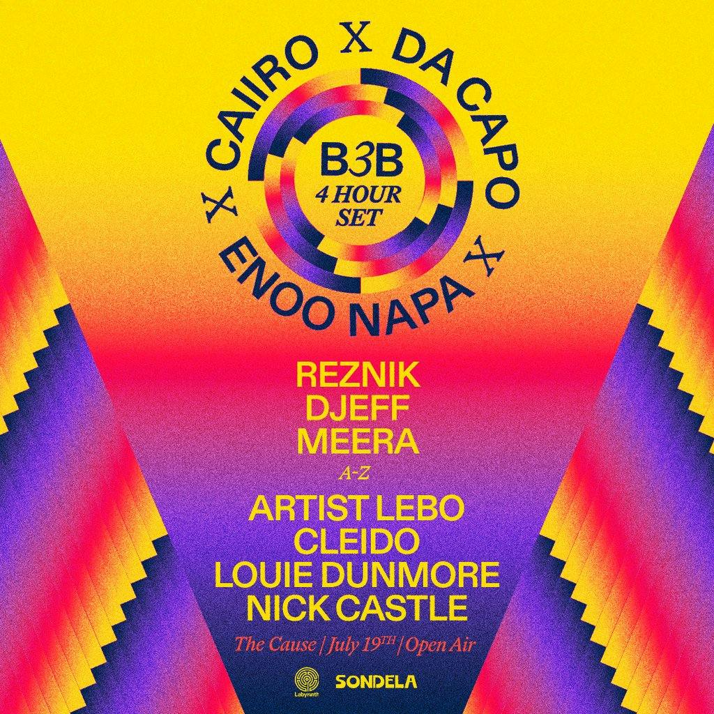Labyrinth presents: Caiiro x Da Capo x Enoo Napa + more | The Cause ...