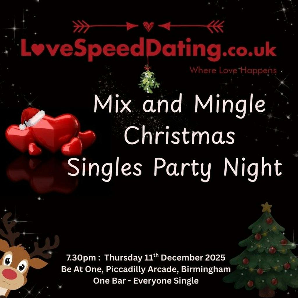 Singles Mix and Mingle Mistletoe Party Birmingham | Be At One ...