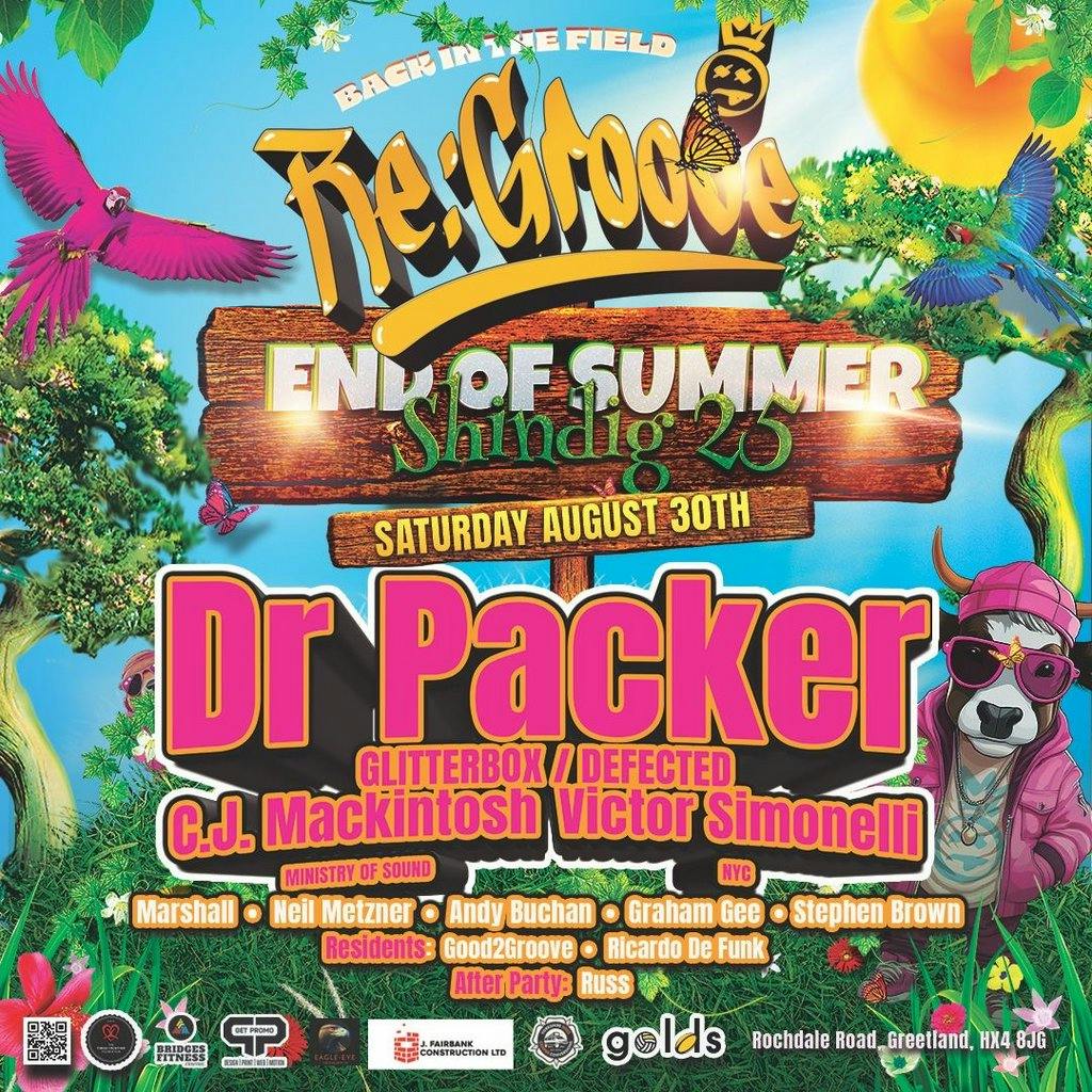 Re-Groove End Of Summer Shindig 25 | Goldfields ,Rochdale Road ...