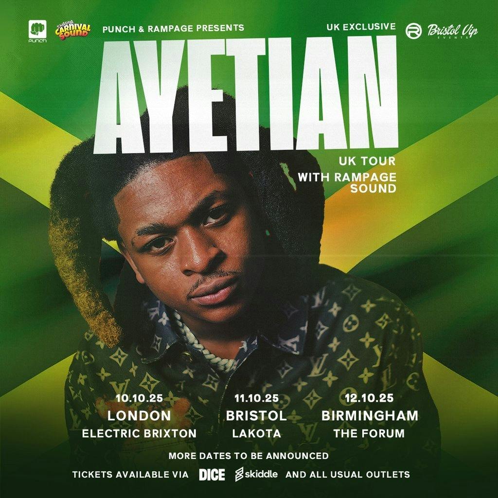 Ayetian UK Tour | XOYO Birmingham Sun 12 October 2025