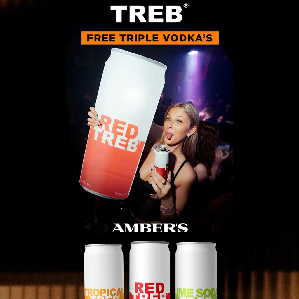 After Dark presents TREB @ AMBERS - Free Triple Vodka Cans! | Amber's ...