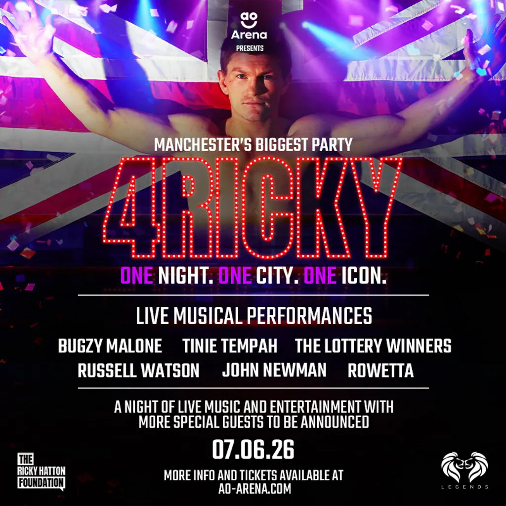 Evening 4 Ricky | AO Arena Manchester Sun 07 June 2026
