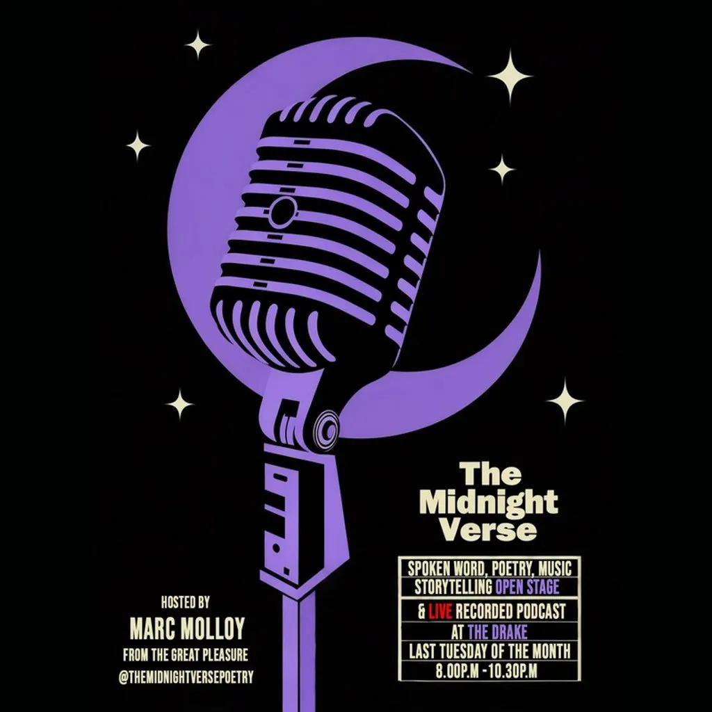 Tickets: The Midnight Verse Poetry Open Mic | The Drake Glasgow Tue 24 ...