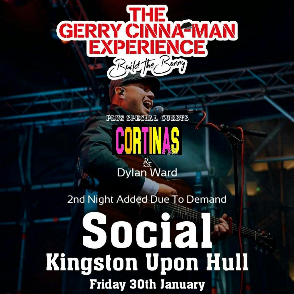 Tickets: The Gerry Cinna-Man Experience | Humber Social Hull Fri 30 ...