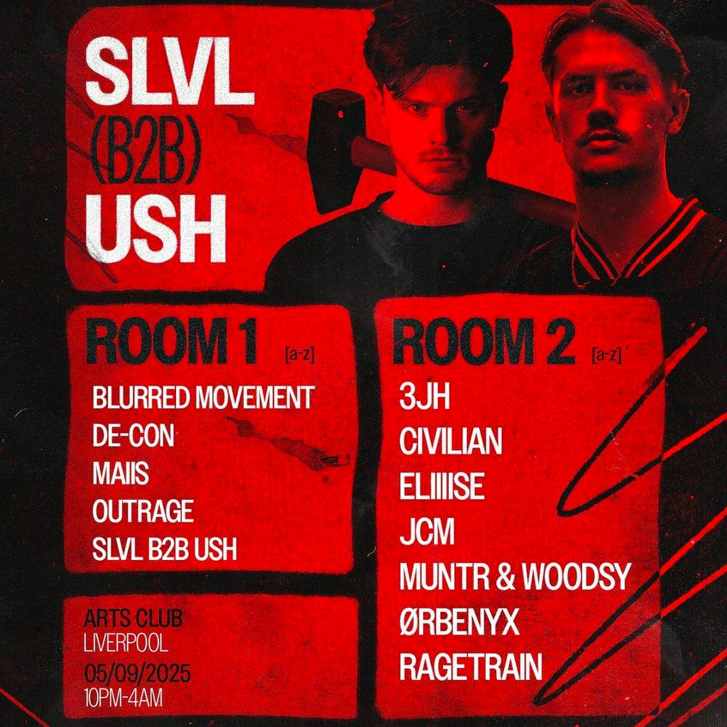 Dvoid x Encore Presents: SLVL B2B USH | Arts Club Liverpool Liverpool ...