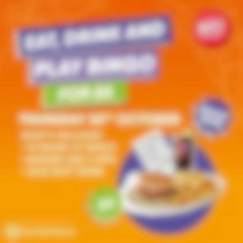 Tickets: Eat, Drink & Play - Hanley - 30/10/25 | Buzz Bingo Hanley ...