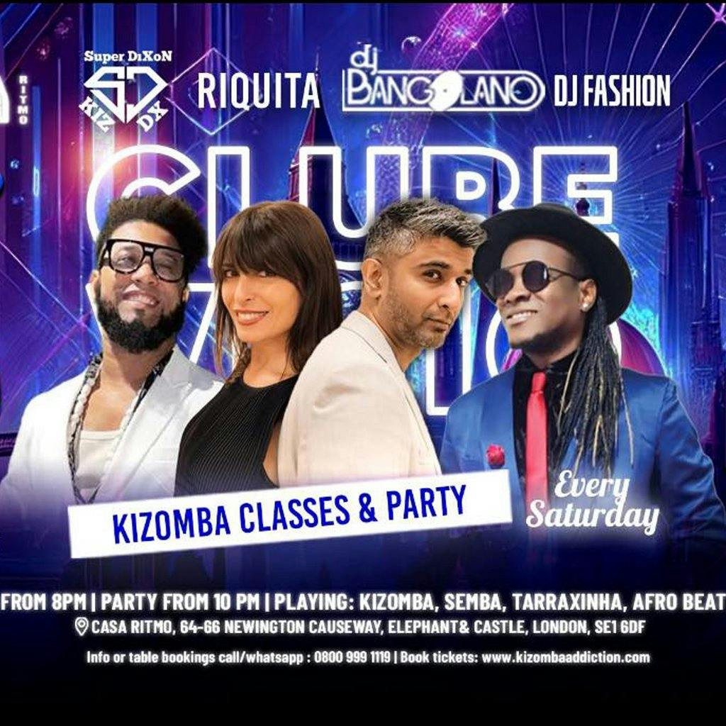 Londons No1 Kizomba Party: Clube Vicio - with DJ Bangolano | Casa Ritmo Elephant And Castle ...