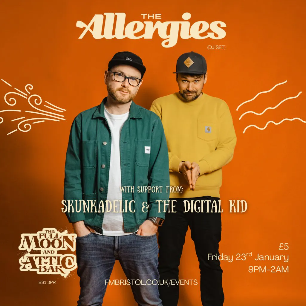 The Allergies (DJ Set) | Attic Bar | The Full Moon And Attic Bar ...