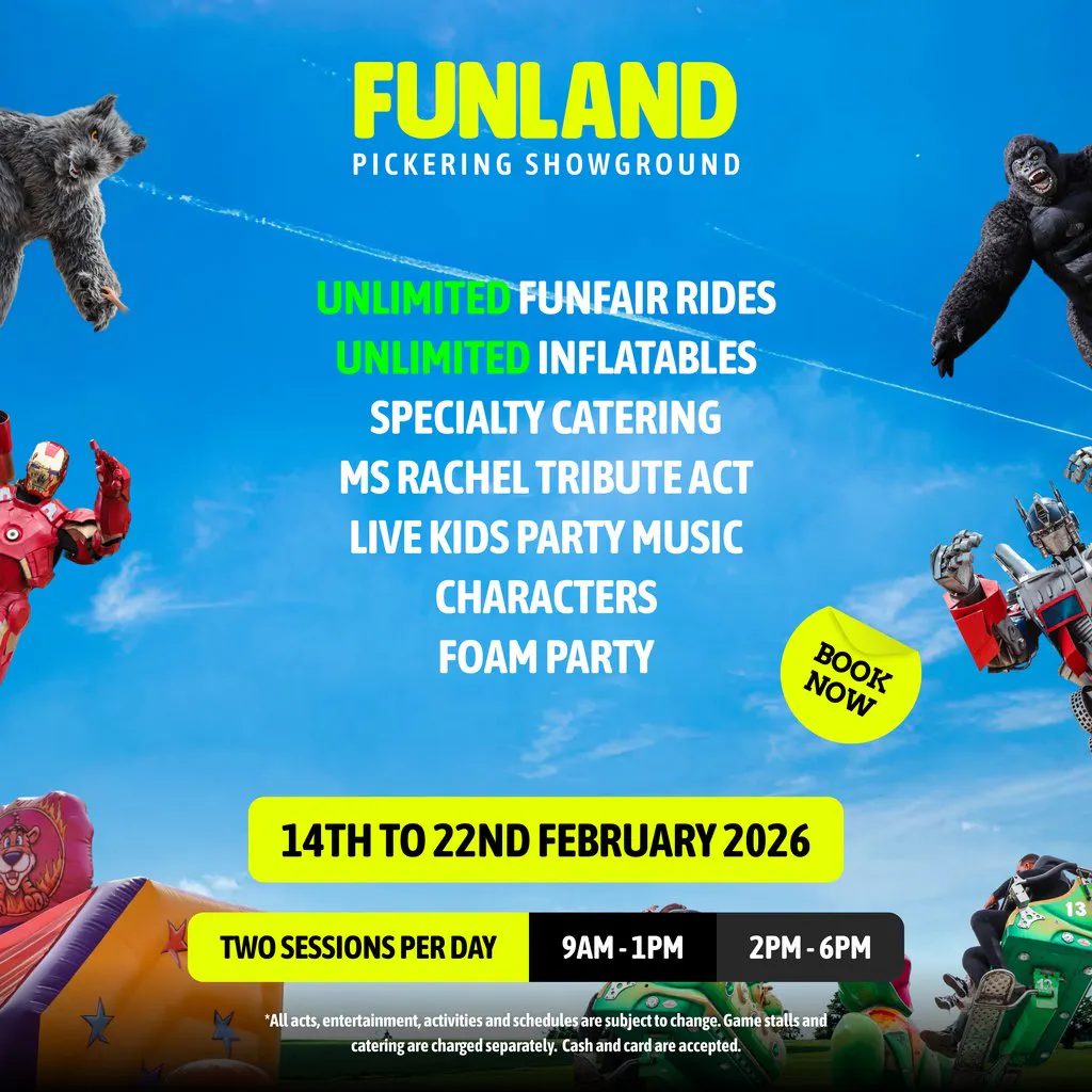 Funland | Pickering Showground Pickering Sat 14 February 2026