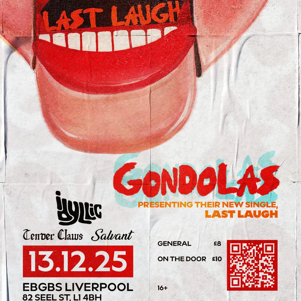 GONDOLAS 'Last Laugh' Single Launch | Tunnel Liverpool Sat 13 December 2025