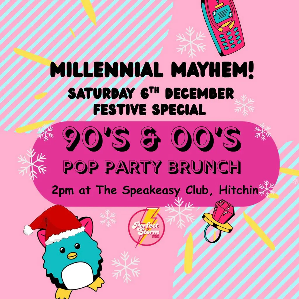 90s & 00s Pop Party Brunch FESTIVE SPECIAL | The Speakeasy Club Hitchin ...