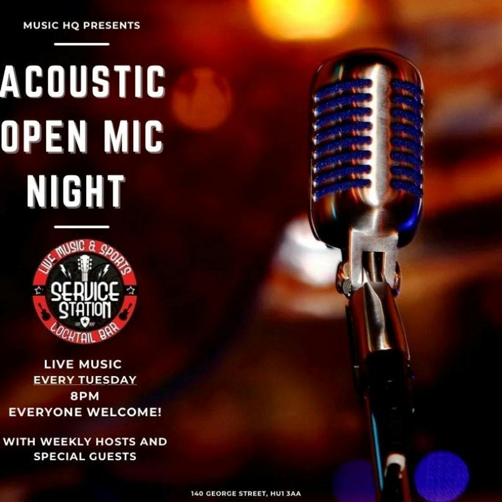 Tickets: Music HQ Presents Acoustic Station open mic night | Service ...