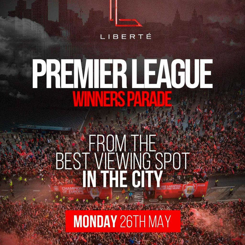 LFC Premier League Victory Parade on Liberté Rooftop | Liberte Sky ...