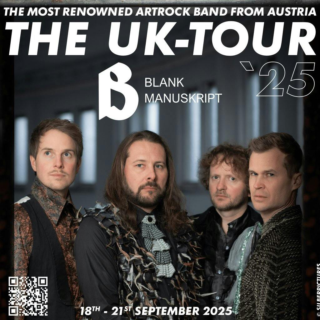 Tickets: Blank Manuskript - rock from Salzburg Austria | The Northcourt Abingdon United Abingdon ...