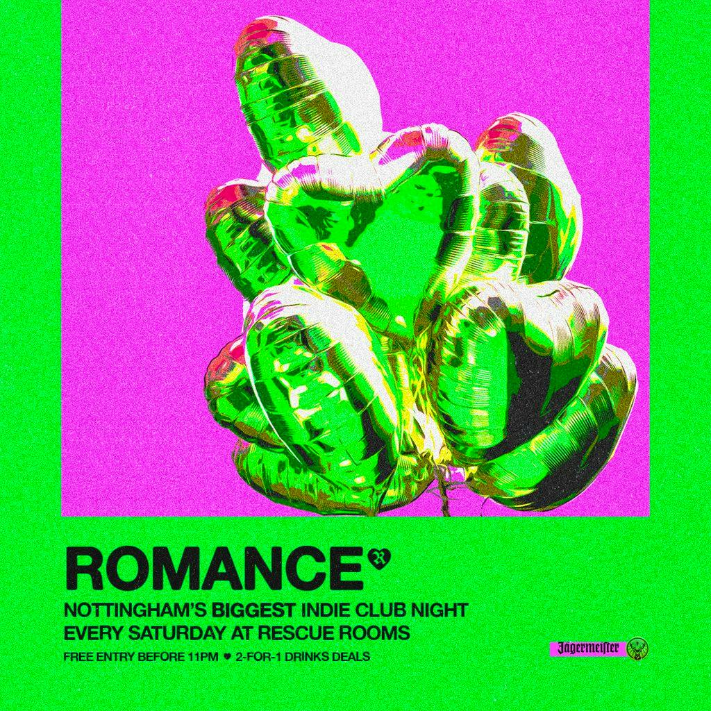 ROMANCE - Nottingham's biggest indie club night | Rescue Rooms ...