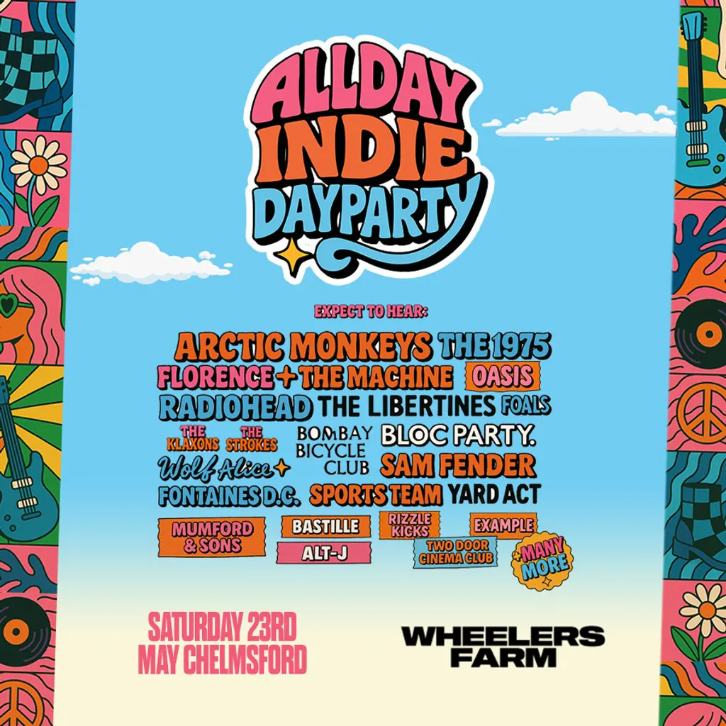 Allday Summer Outdoor Indie Festival - Essex | Wheelers Farm Chelmsford ...