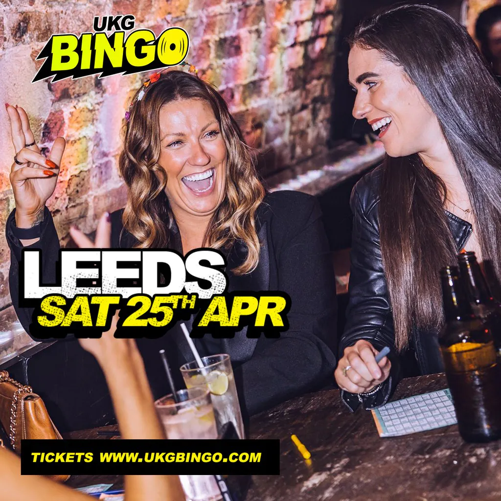 UKG BINGO Sat 25th April Leeds | The Warehouse Leeds Sat 25 April 2026