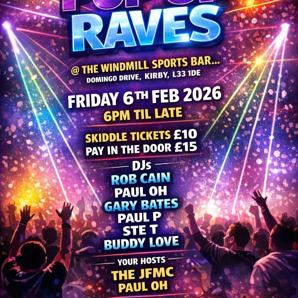 Pop Up Rave by Mixtape Events | Windmill Sports Bar Liverpool Fri 06 ...