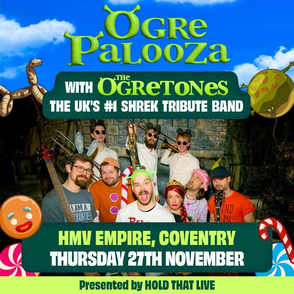Tickets: Ogrepalooza with The Ogretones: The UK's #1 Shrek Tribute Band ...