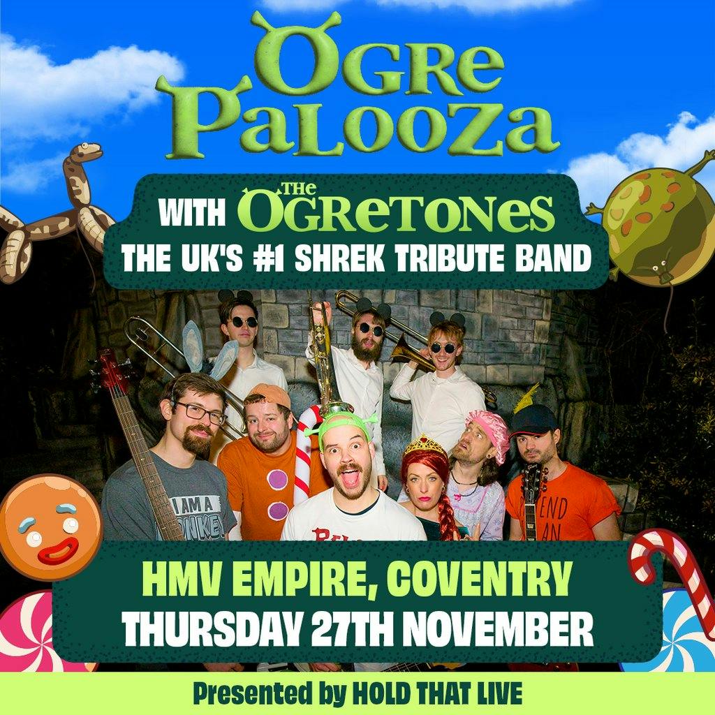 Tickets: Ogrepalooza with The Ogretones: The UK's #1 Shrek Tribute Band ...