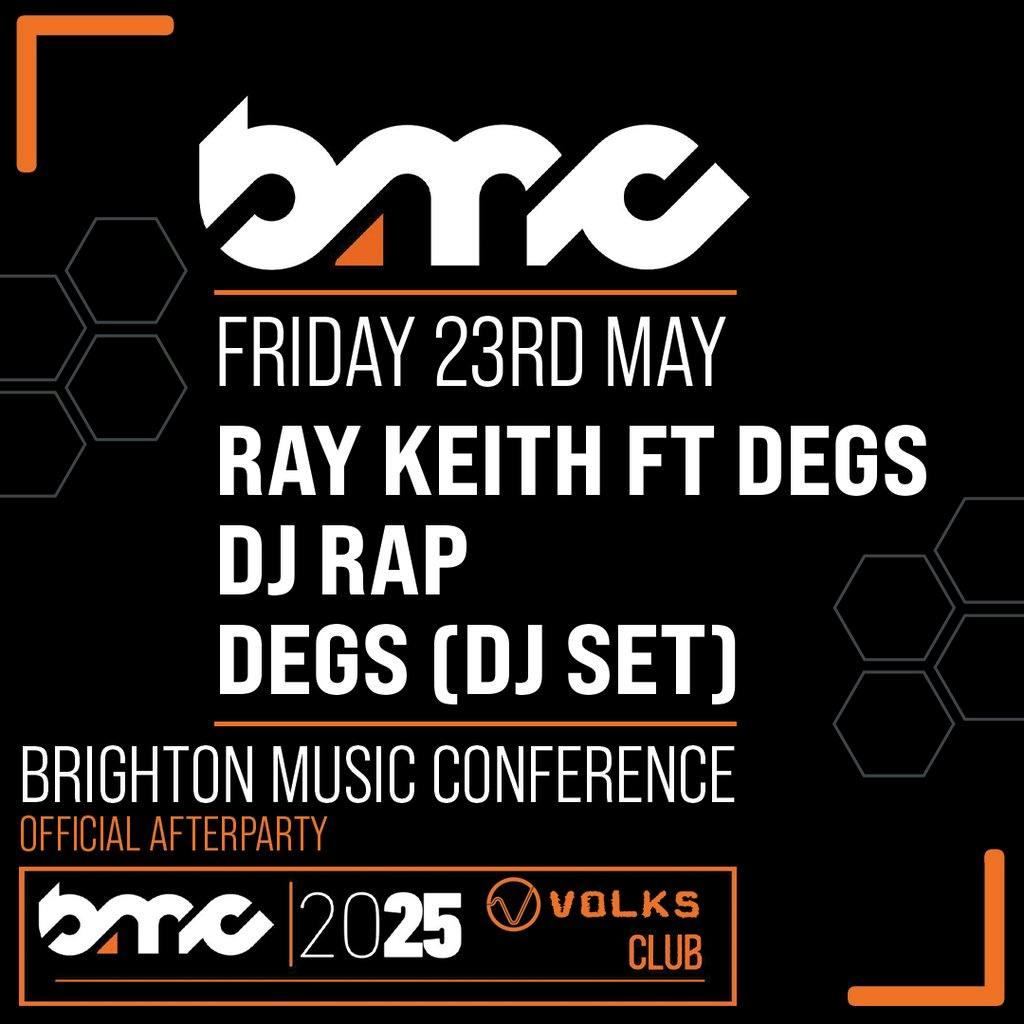 BMC Official Afterparty: Ray Keith, DJ Rap, Degs | The Volks Nightclub ...