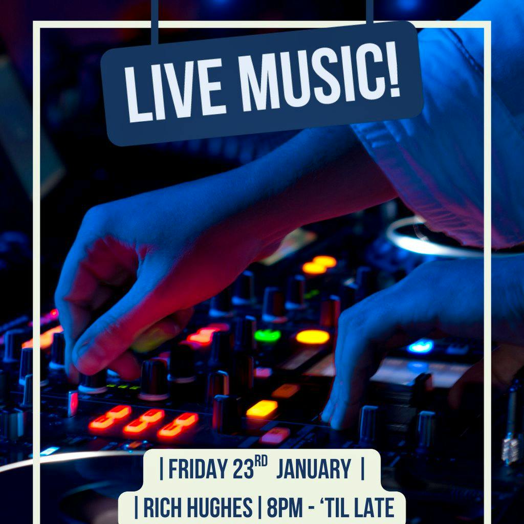 Tickets: Rich Hughes | The Sun On The Hill Birmingham Fri 23 January 2026