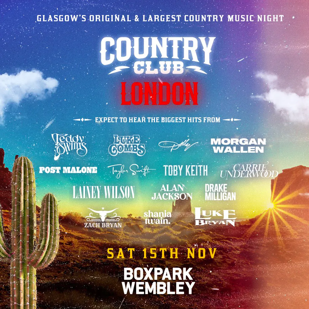 Country Club - Indoor Country Music Festival - London [SOLD OUT ...