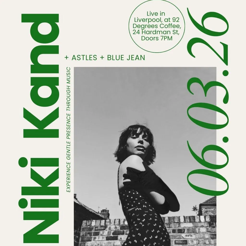 Niki Kand in Concert | 92 Degrees Liverpool Fri 06 March 2026