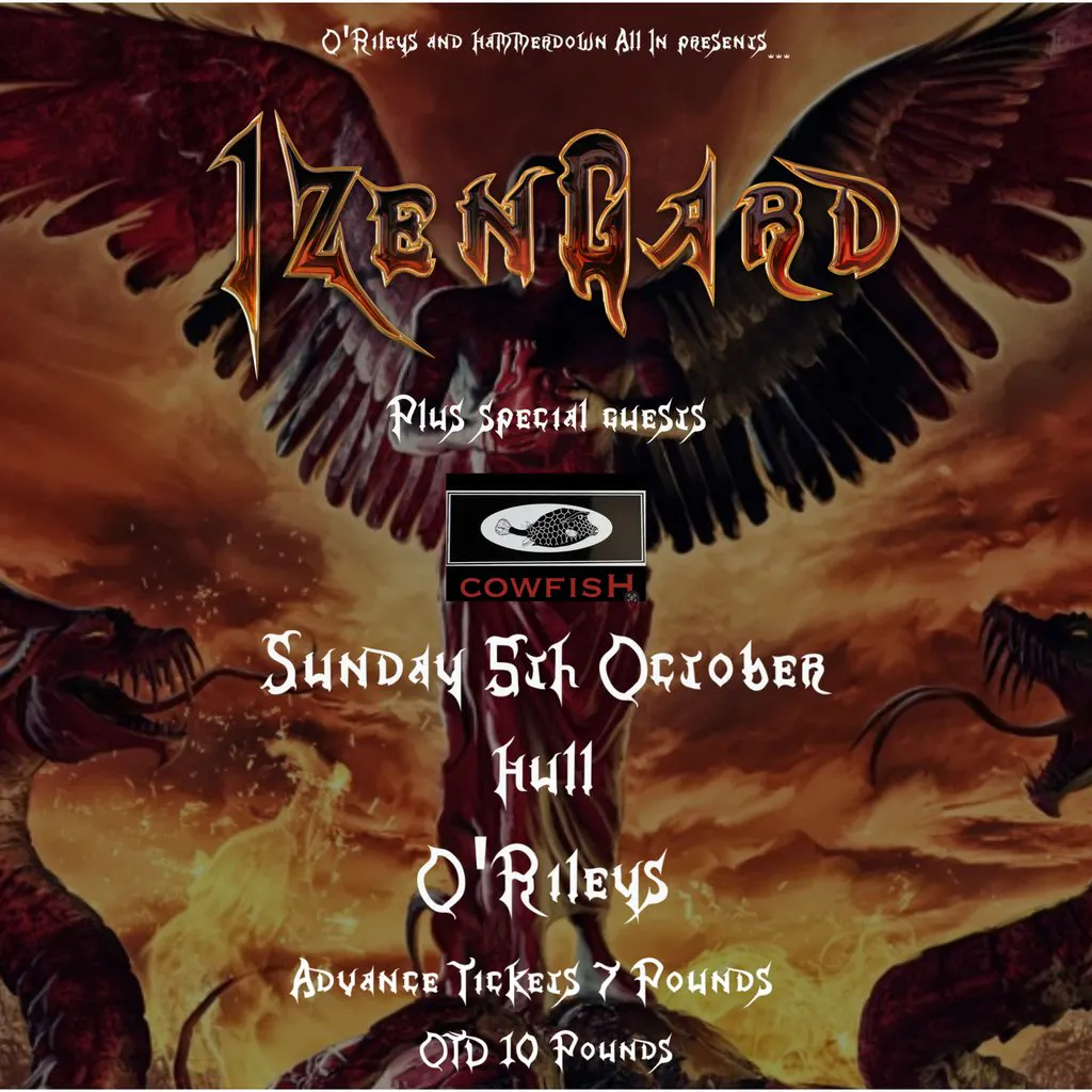 Tickets: Izengard & Cowfish - prog rock special at O'Rileys | ORILEYS ...