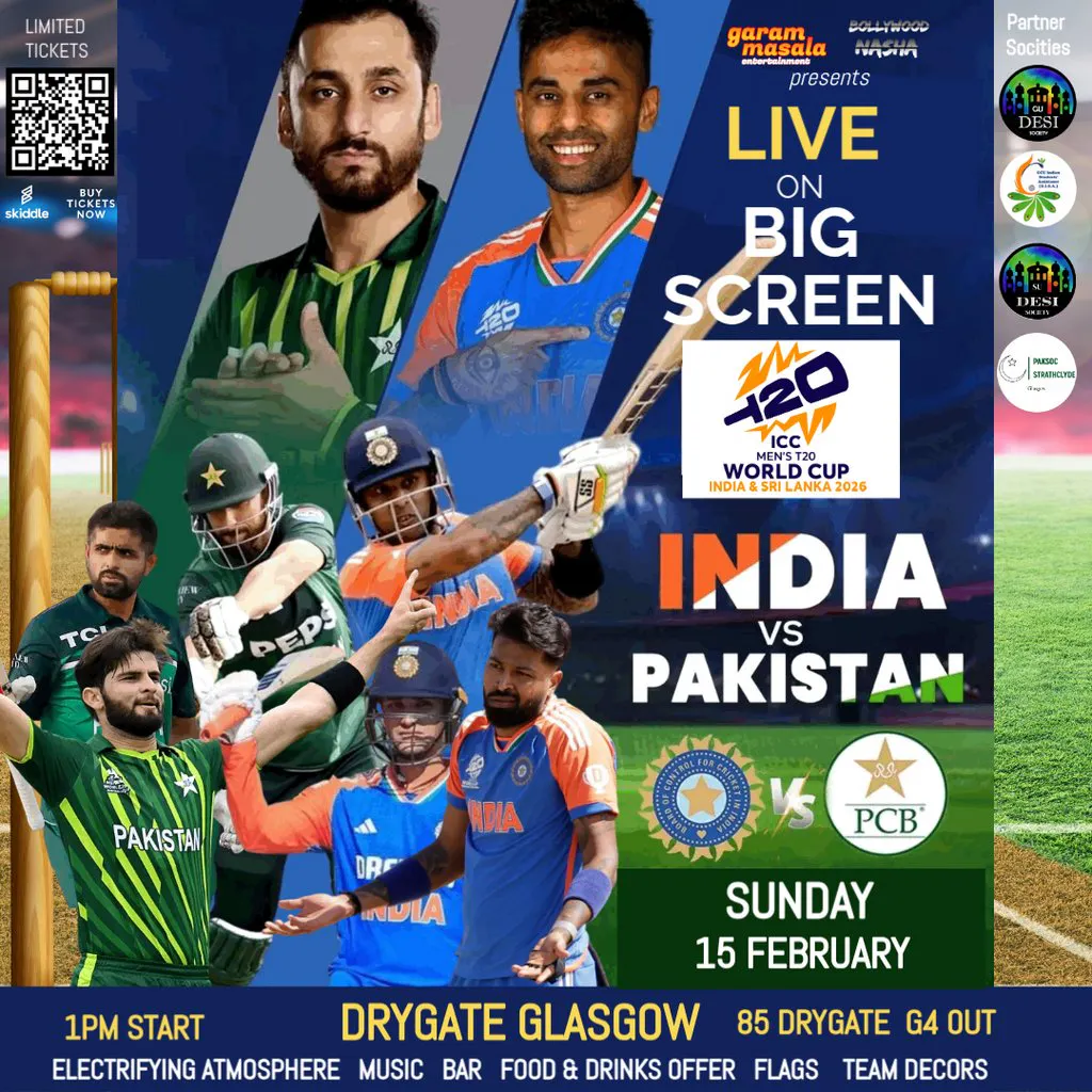 India vs Pakistan: LIVE on Big Screen: DRYGATE Glasgow | Drygate ...