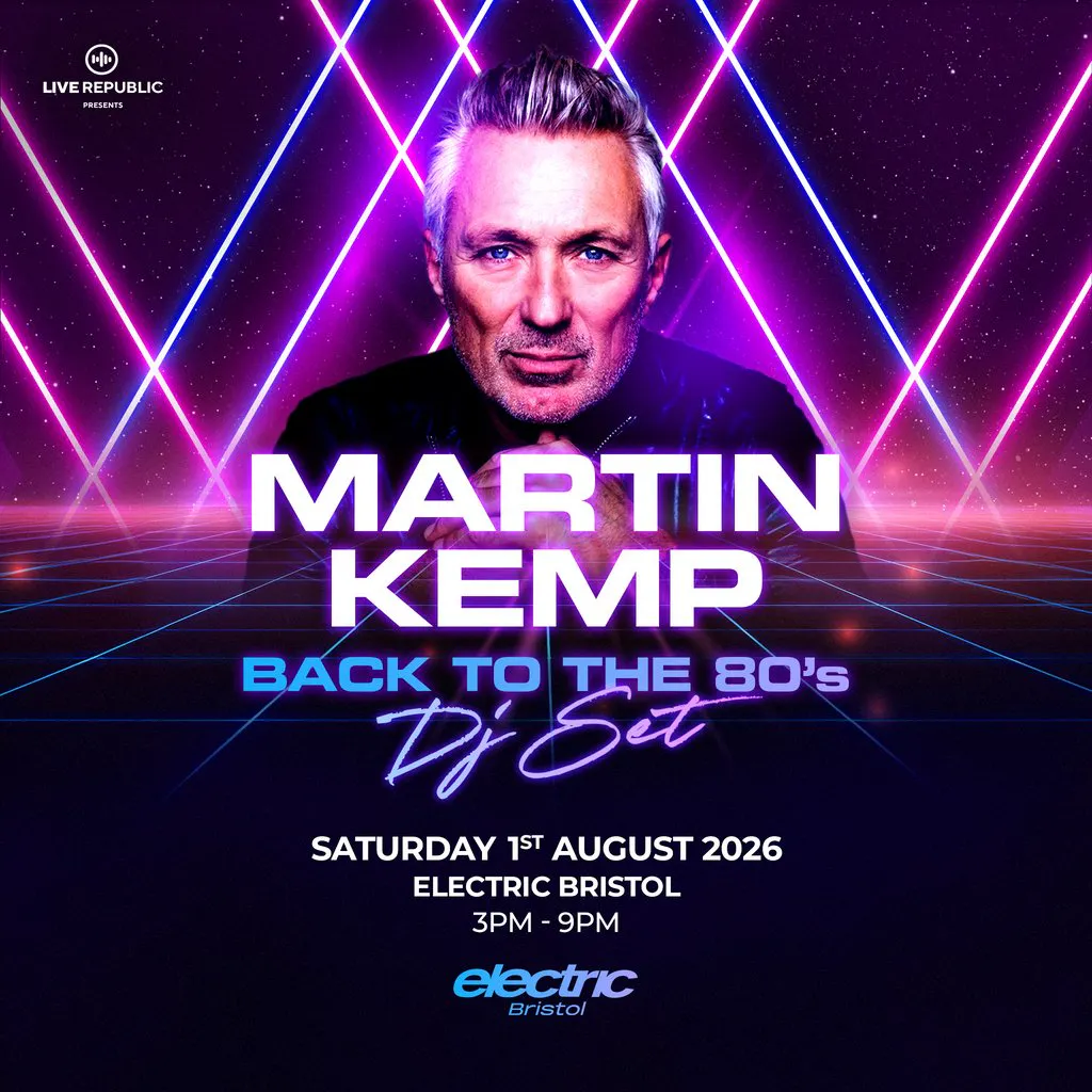 Tickets: Martin Kemp's Back to the 80s DJ Set | Electric, Bristol ...