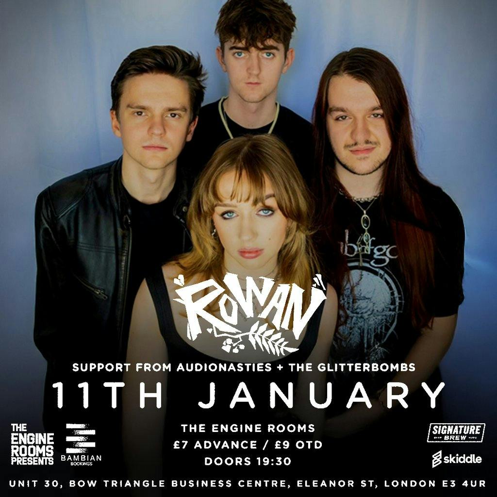 The Engine Rooms presents: Rowan & Special Guests | The Engine Rooms Rehearsal Studios London ...