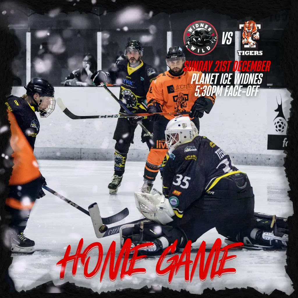 Widnes Wild vs Telford Tigers Festive Ice Hockey Game - Sun 21st ...