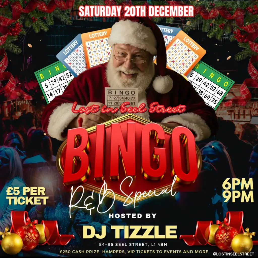 Lost in Seel street Bingo R&B special | Lost In Seel Street Liverpool ...