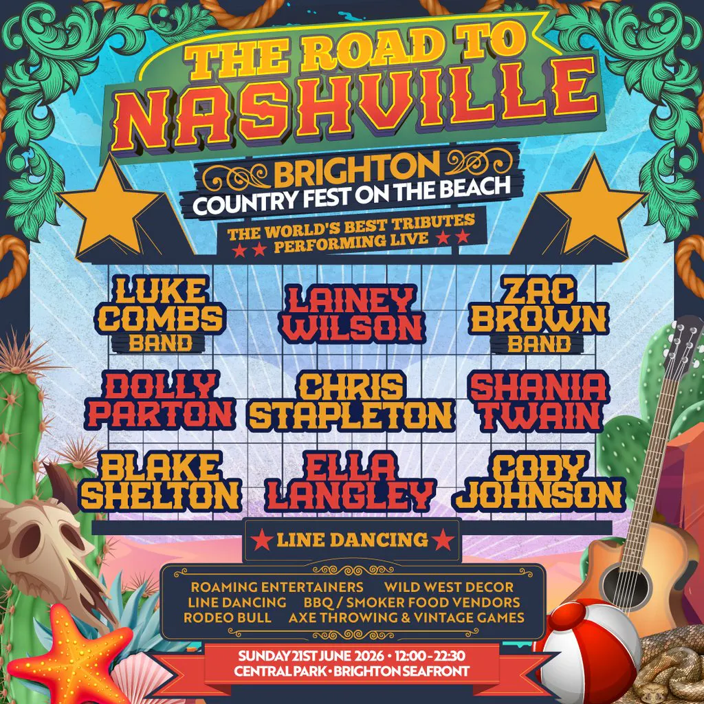 Tickets: Road to Nashville Outdoor Festival | Brighton Seafront ...