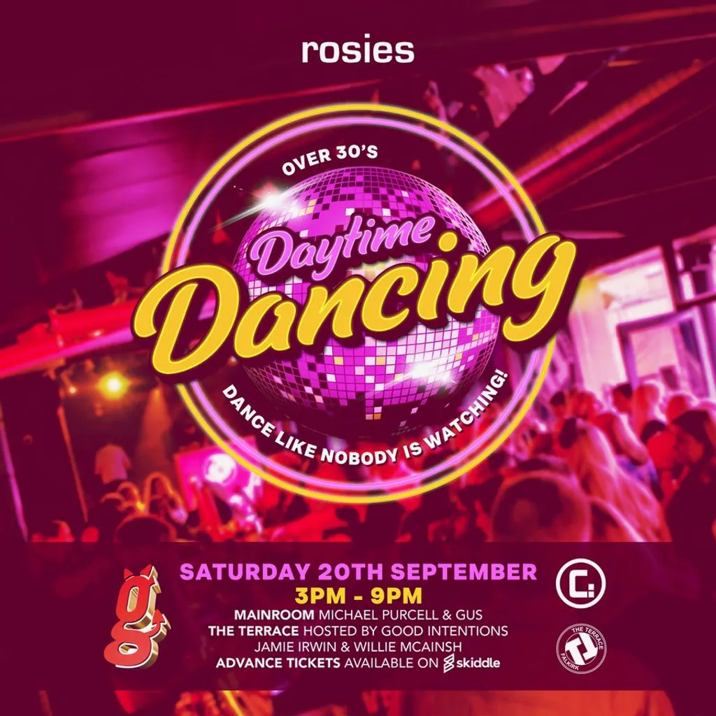 Rosies / Falkirk Daytime Dancing (Over 30's) | City Falkirk Falkirk Sat ...